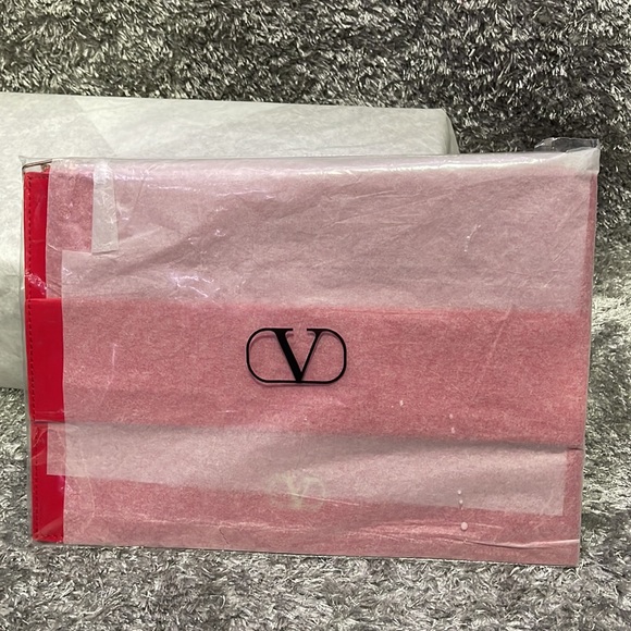 Valentino | Bags | Nwot Red Valentino Clutch Bag W Gold Details Voce ...